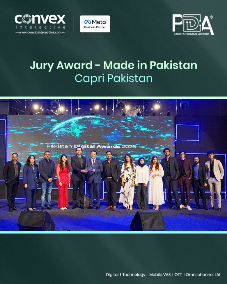 Convex Interactive Wins Big at Pakistan Digital Awards 2025